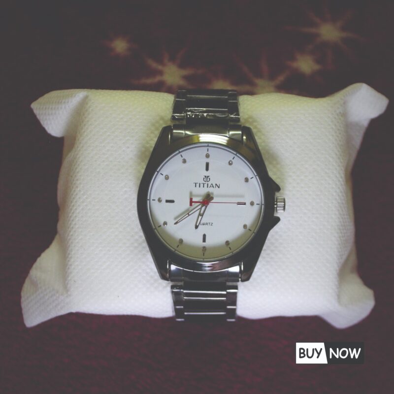 TITIAN Stylish Black & White Men’s Watch – Buy Now